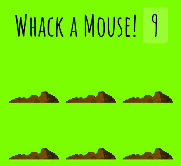 Whack a Mouse Game in JavaScript Free Source Code | SourceCodester